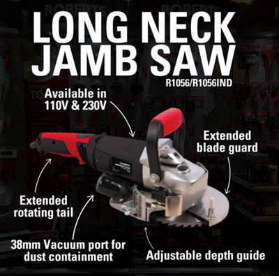 ROBERTS PROFESSIONAL LONG NECK JAMB SAW WITH ROTATING HANDLE FOR ...