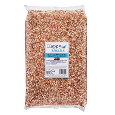 Robin & Songbird Seed Mix Wild Bird All Season Premium No Mess Bird ...