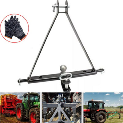 Robust Cat 1 Compact Tractor 3 Point Linkage Tow Hitch with 50mm Ball