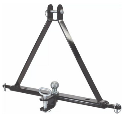 Robust Cat 1 Compact Tractor 3 Point Linkage Tow Hitch with 50mm Ball