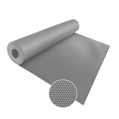 Robust Hexagon PVC Flooring Grey 2 mm Thick Non Slip Easy Clean Vinyl ...