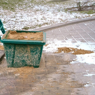 Rock Grit Salt 22KG BIG Bag Brown De-Icing Salt Grit for Ice, Snow ...