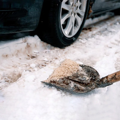 Rock Grit Salt 22KG BIG Bag White De-Icing Salt Grit for Ice, Snow ...