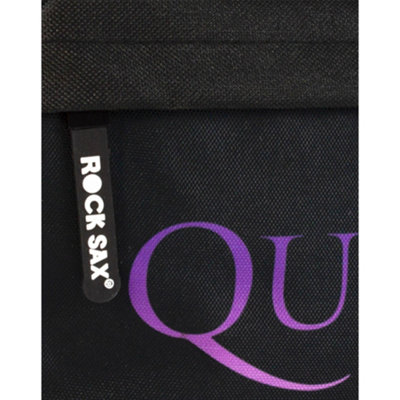Rock Sax Unisex Black Queen Band Logo Wash and Toiletry Bag (One Size)