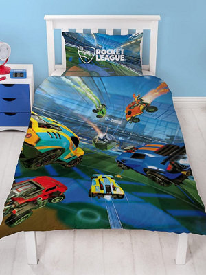 Rocket League Ready Single Duvet Cover Set | DIY at B&Q