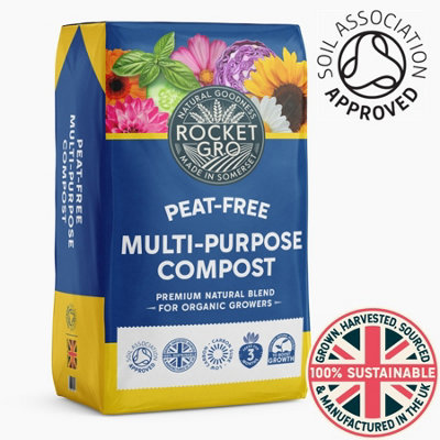 RocketGro Organic Multi Purpose Compost - 10 x 50 Litre Bags