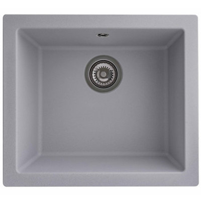 Rocklite Weston 1.0 Bowl Granite Composite Undermount Kitchen Sink ...