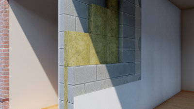 Rockwool Thermal Insulation Cavity Slab Pack 32 1200 x 455 x 150 mm 1.09m2