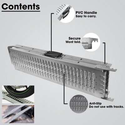 RocwooD 1.8 Metre Steel Loading Ramp