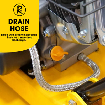 RocwooD 12 Inch Petrol Compactor Wacker Plate 87cc Plus FREE Pad and ...
