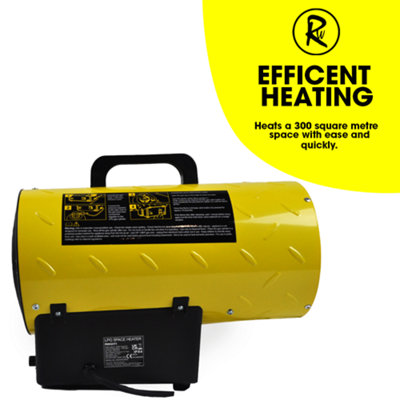 RocwooD 15KW Propane Workshop Gas Heater 51,000 BTU Portable