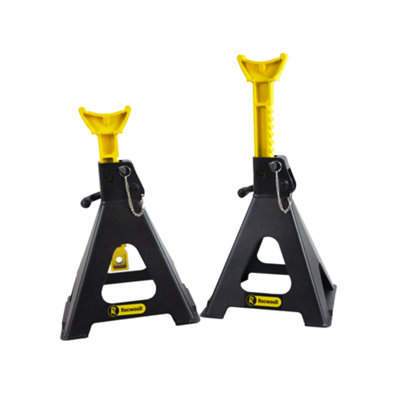 RocwooD 6 Tonne Axle Stand Set Including 2 Axle Stands