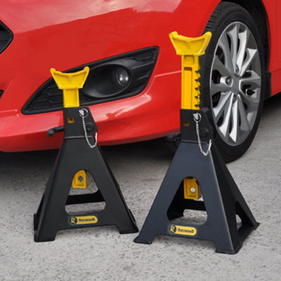 RocwooD 6 Tonne Axle Stand Set Including 2 Axle Stands