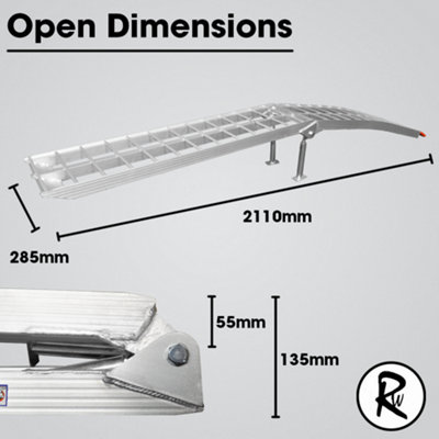 RocwooD Aluminium Folding Loading Ramps