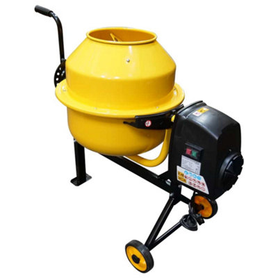 RocwooD Electric Cement Concrete Mixer 70L Drum 220W | DIY at B&Q