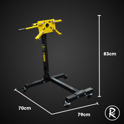 RocwooD Engine Stand Gearbox Support Steel Rotating 450kg 1000lbs