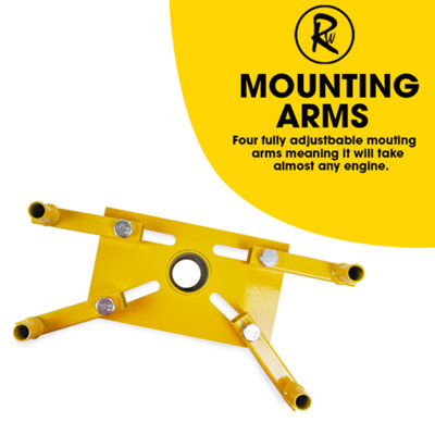 RocwooD Engine Stand Gearbox Support Steel Rotating 450kg 1000lbs
