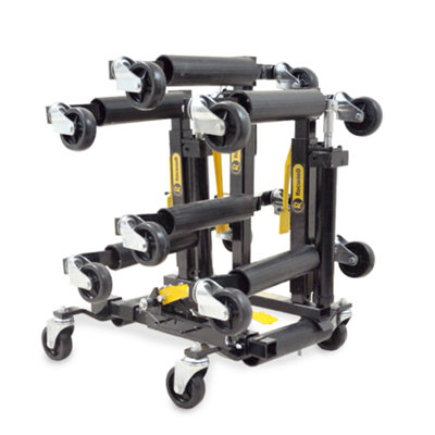 RocwooD Mechanical Wheel Dollies x4 and Stand