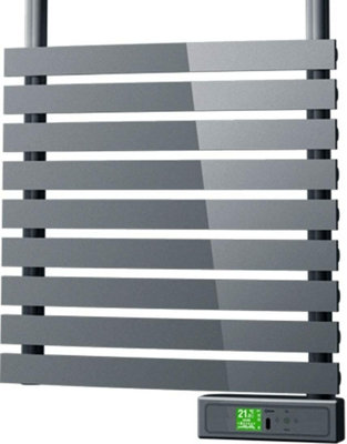 Rointe D Series 450W Wi-Fi Oval Electric Towel Rail 1486mm Chrome ...
