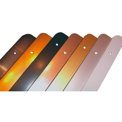 Rolabond 40mm Worktop Trim End Cap Bright Gold (One Size)