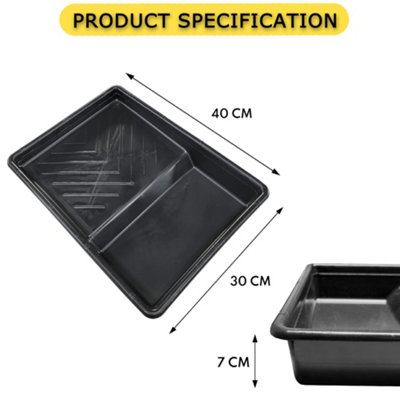 ROLLER PAINTING TRAY FOR 9" PAINT ROLLER IDEAL FOR TRADE & DIY - PACK ...