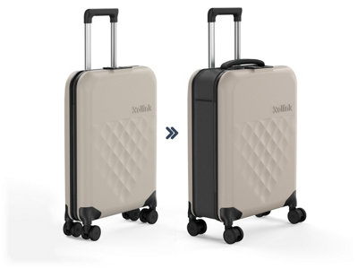 Rollink Flex Spinner 360 Collapsible Carry-on 21in Suitcase, 4 Wheels ...