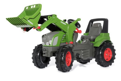 Rolly Childrens Ride-On Fendt Tractor w/ Frontloader Outdoor Kids Ride ...