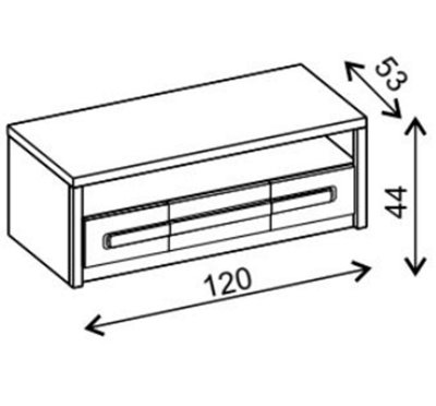 Roma Basic Entertainment Unit For TVs Up To 49" - W3000mm H1940mm ...