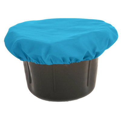 Roma Brights Horse Feed Bucket Cover Aqua (One Size)