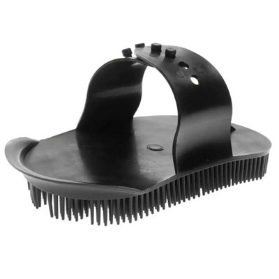 Roma Sarvis Plastic Horse Curry Comb Black (One Size) | DIY at B&Q