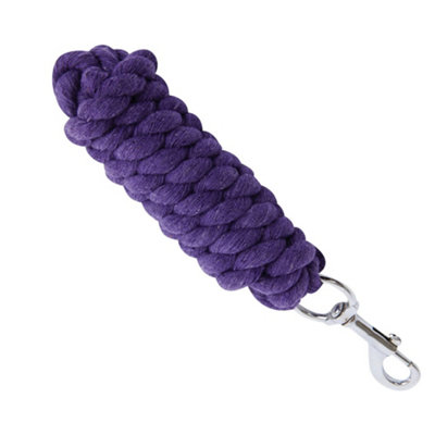 Roma Twisted Horse Lead Purple (2m)