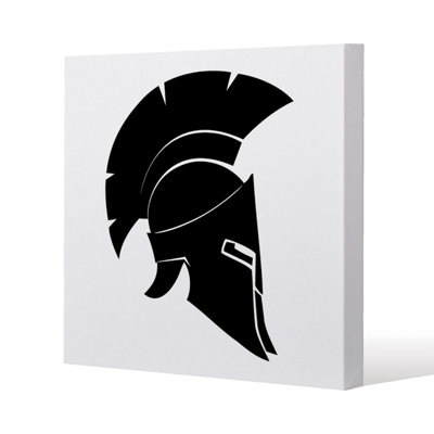 Roman Helmet (Canvas Print) / 101 x 101 x 4cm