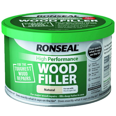 Ronseal High Performance Woodfiller Natural 275g Structural Repair ...