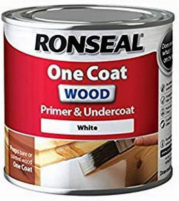 Ronseal One Coat Wood Primer and Undercoat Clear 250ml