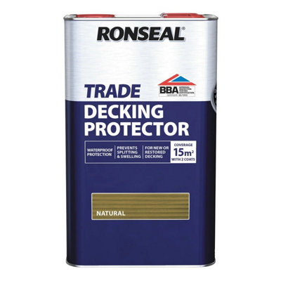 Ronseal Trade Decking Protector - Natural - 5 Litre