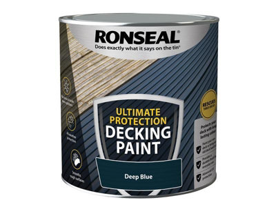 Ronseal - Ultimate Protection Decking Paint 2.5L - Deep Blue
