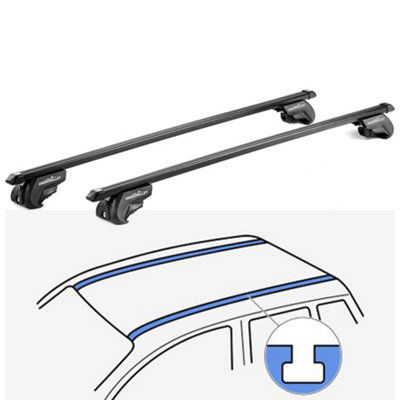Roof Rack Bars, VW Transporter / Caravelle T5 T6 2003 to 2024 T Profile ...