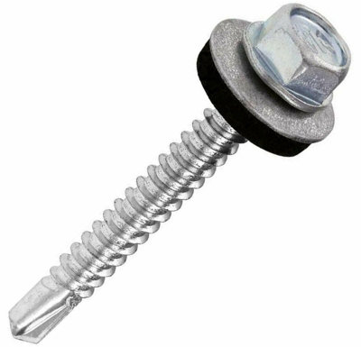 Roofing Screws Length: 20mm Hex Head Self-Drilling ( Pack of: 50 ) Roof ...