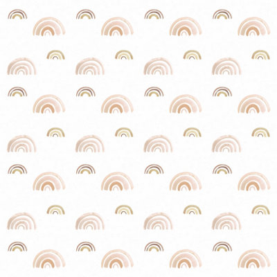 Roomblush Nursery Rainbow 4 Lane Repeatable Wallpaper Mural 200 x 285cm ...