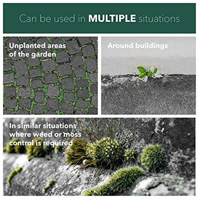 RootBlast 72g/L Glyphosate Garden Weedkiller 1L Concentrate - Kills ...