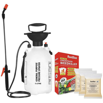 Rootblast - Concentrated Glyphosate Weedkiller - 3 x 100ml sachets with ...