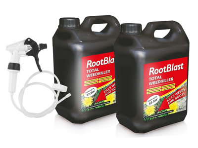 Rootblast - Total Weedkiller - 2 x 2.5L Ready To Use with Long hose ...