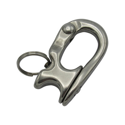 Rope Sheet Snap Shackle Stainless Steel 52MM (Kayak Sailing Boat Marine)
