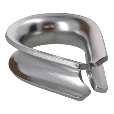 Rope Splice Thimble 2pk for 24mm Rope & Wire Spliced Boat Thimbles 316 ...