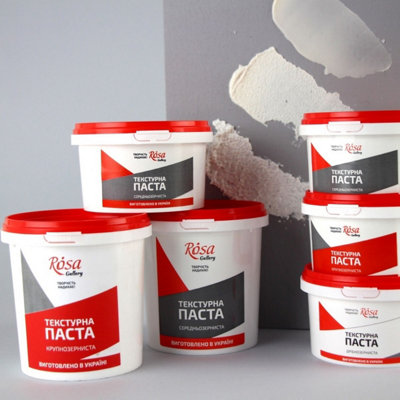 Rosa Gallery Coarse-Grain Texture Paste 280ml - Acrylic Modeling Paste ...