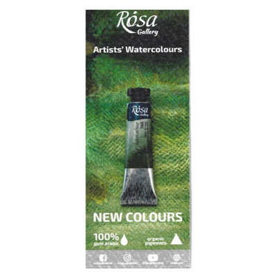 Rosa Gallery Watercolour Dot Card - 6 Colours, Artist Sample Sheet for ...