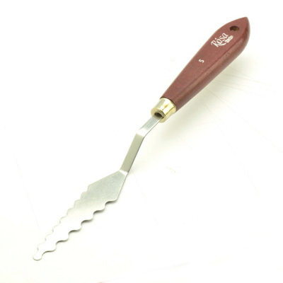 Rosa Palette Wavy No.5 / 7cm - Flexible Steel Blade, Ergonomic Handle ...