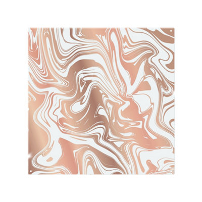 Rose Gold Marble Splash Back designer style