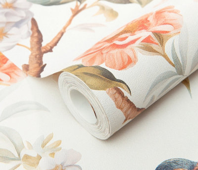Rose Parade -Textured hot embossed vinyl in orange