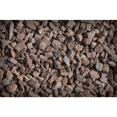 Rose Pink Decorative Garden Chippings 6-14mm - Bulk Bag approx. 800kg